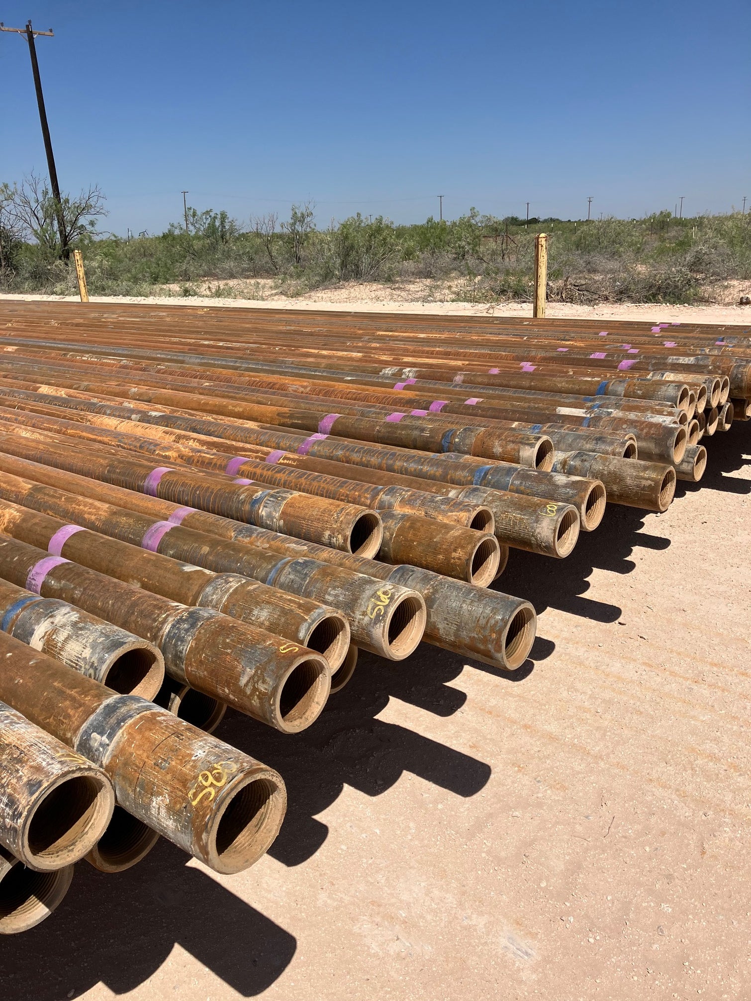 Oilfield steel fence made from Oilfield steel pipe